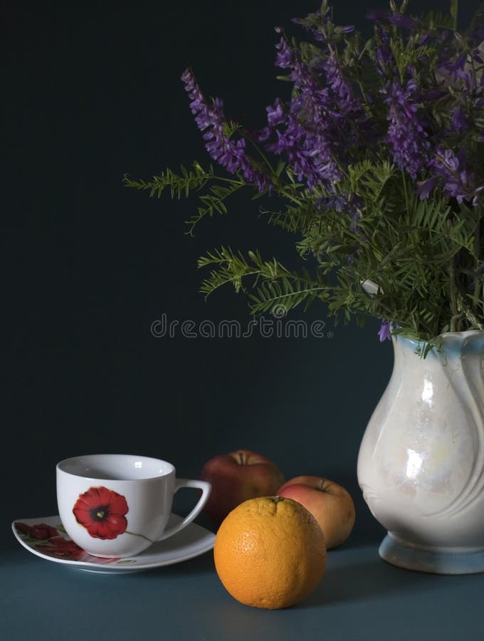Blue wild flowers stock image. Image of still, life, decorative - 35264383