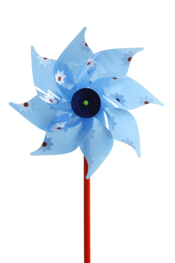 Wind wheel stock photo. Image of pinwheel, blue, spin - 20251184