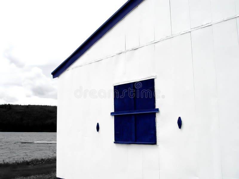 Blue Window stock image. Image of closed, concepts, white - 13195