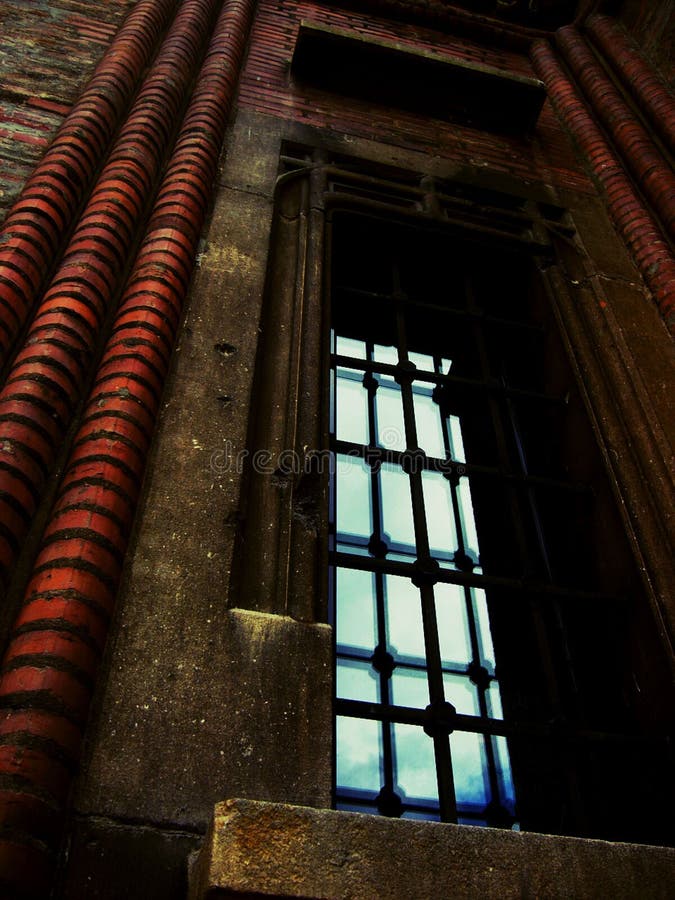 Blue Window stock image. Image of reflection, window, building - 217203