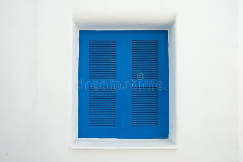 Blue window stock image. Image of home, modern, exterior - 29600513
