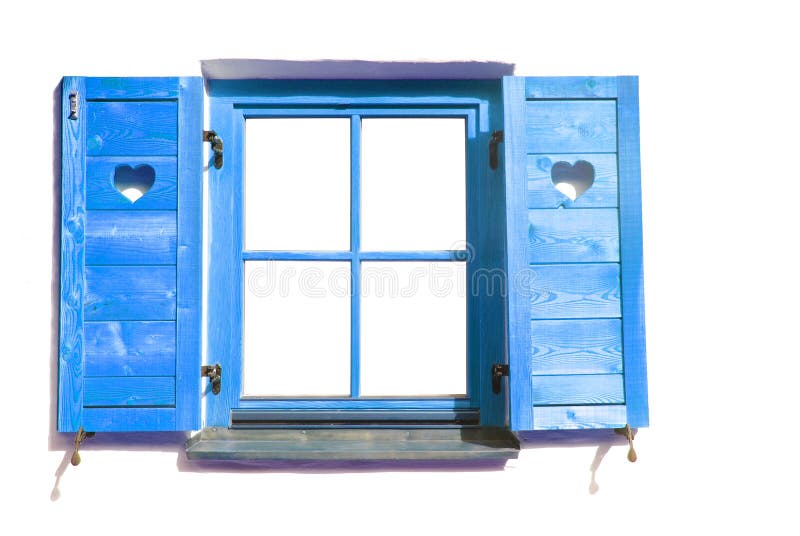 Window stock photo. Image of cottage, blue, windowsill - 100224