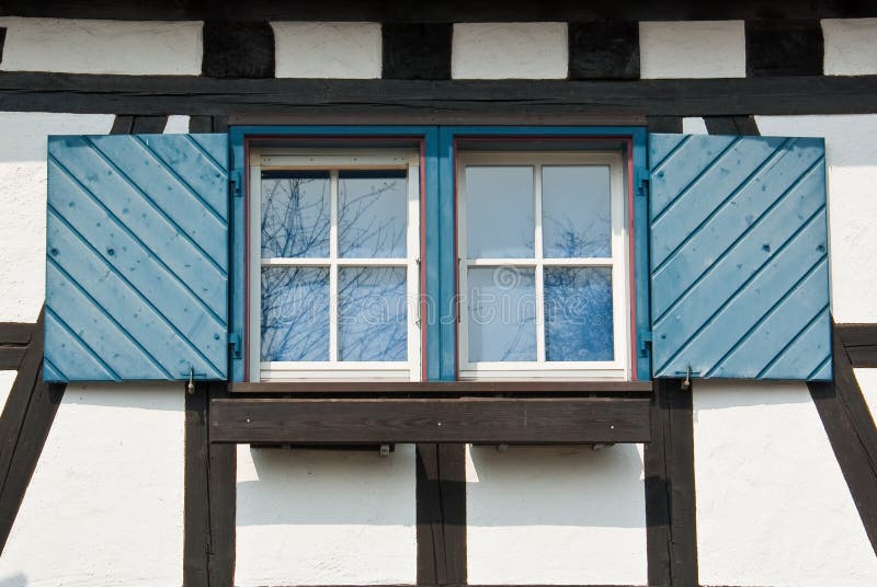 Blue window stock photo. Image of lines, detail, design - 8843588