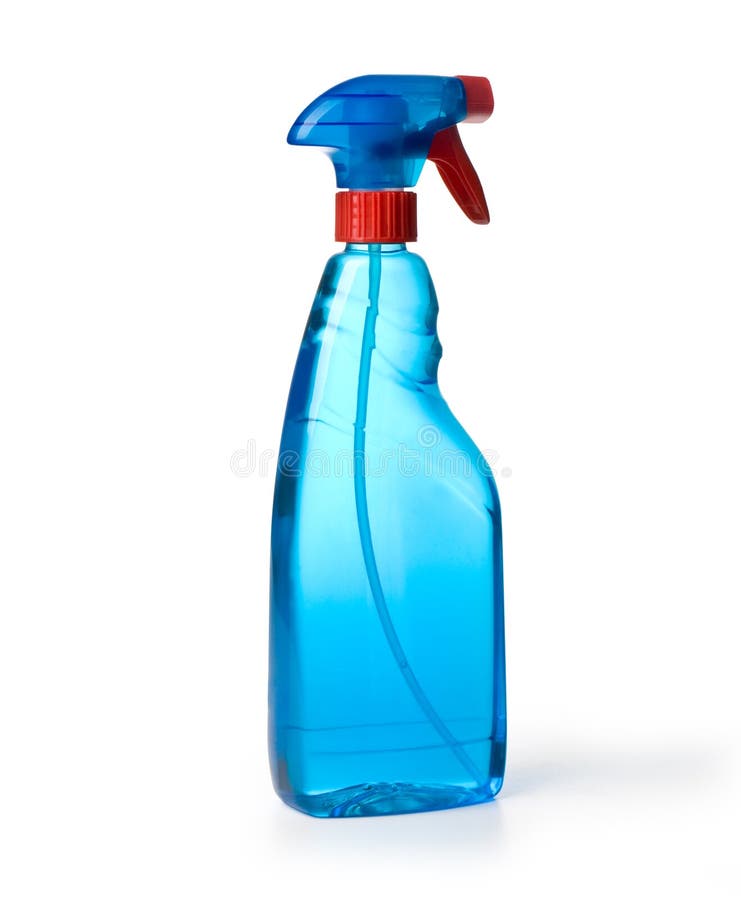 Spray Bottle Windex Window Cleaner Stock Image - Image of isolated ...