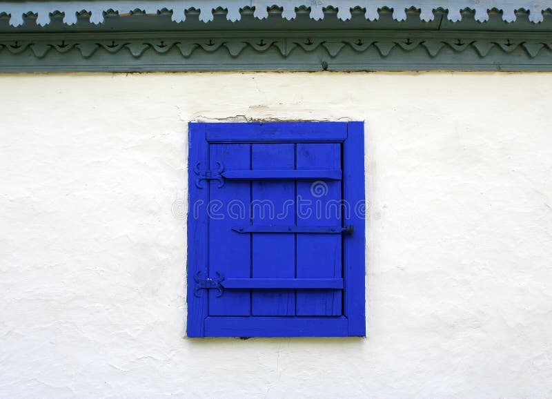 Blue window stock photo. Image of ornament, building - 48965640