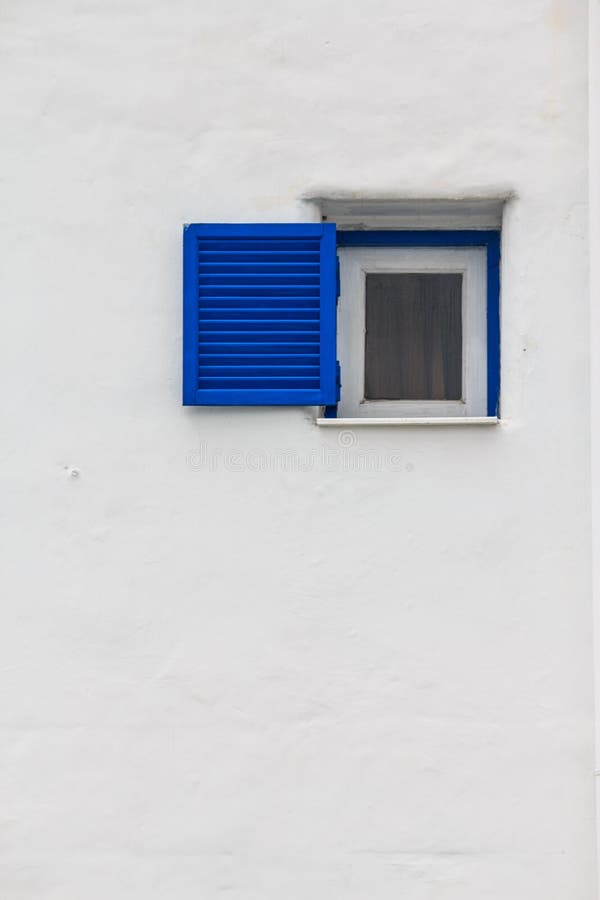 Blue Window stock image. Image of outdoor, wood, window - 31720199
