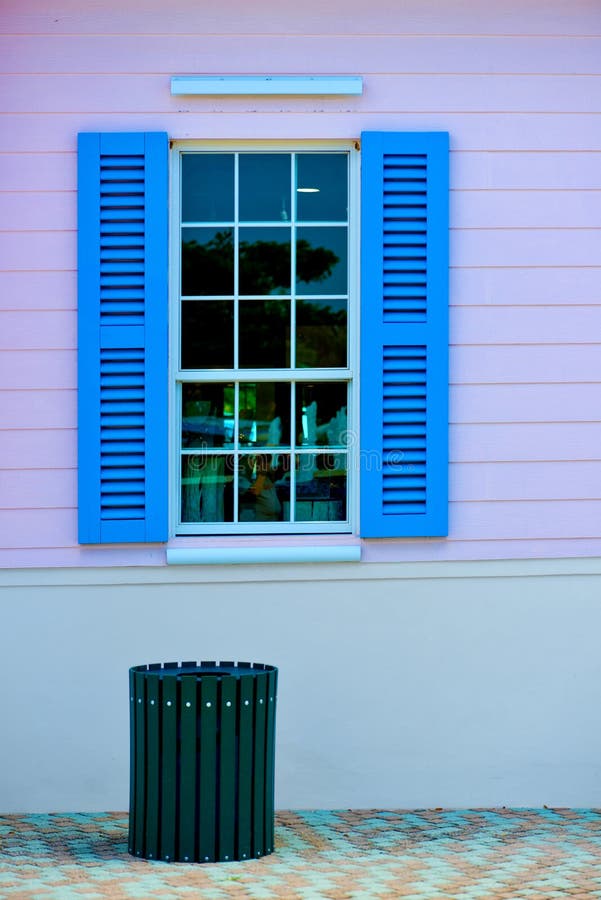 Blue window stock photo. Image of home, door, wall, view - 35966458