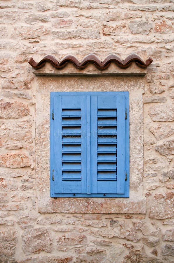 Blue window stock image. Image of blue, closed, europe - 44929221