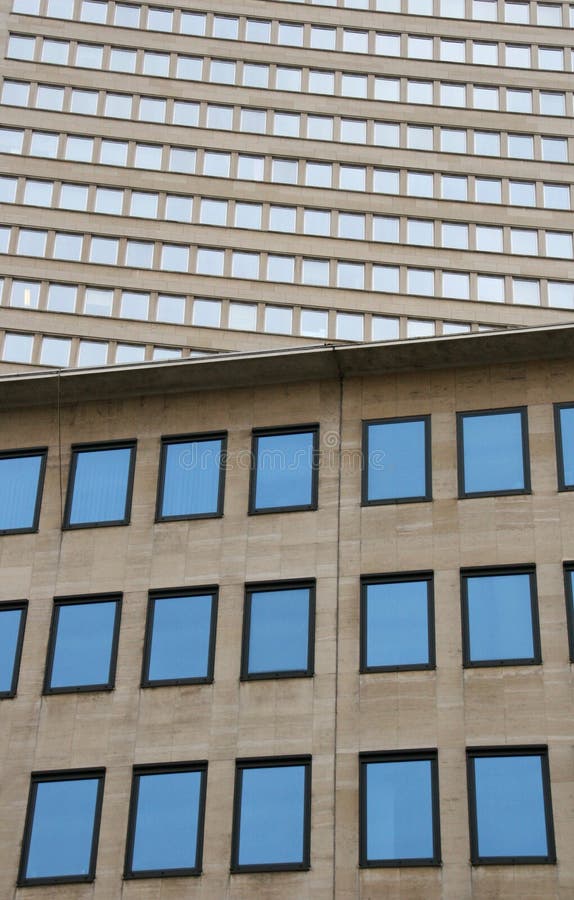 Blue windows stock image. Image of modern, futurist, dwelling - 7689117