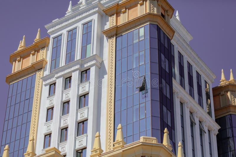 Blue Windows in the House As an Abstract Background Stock Photo - Image ...