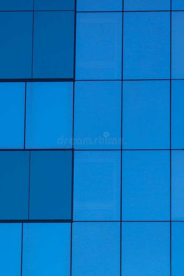 Blue Windows in the House As an Abstract Background Stock Photo - Image ...