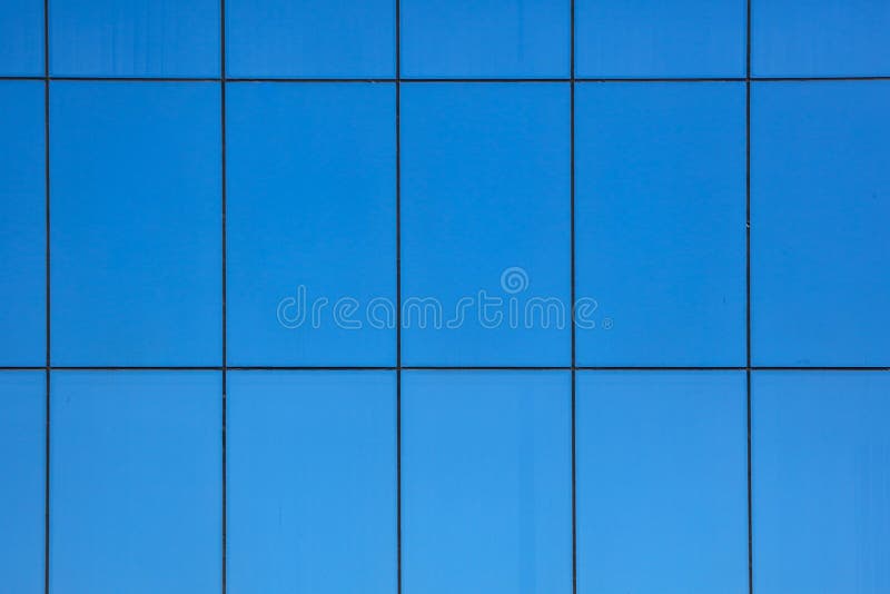 Blue Windows in the House As an Abstract Background Stock Photo - Image ...