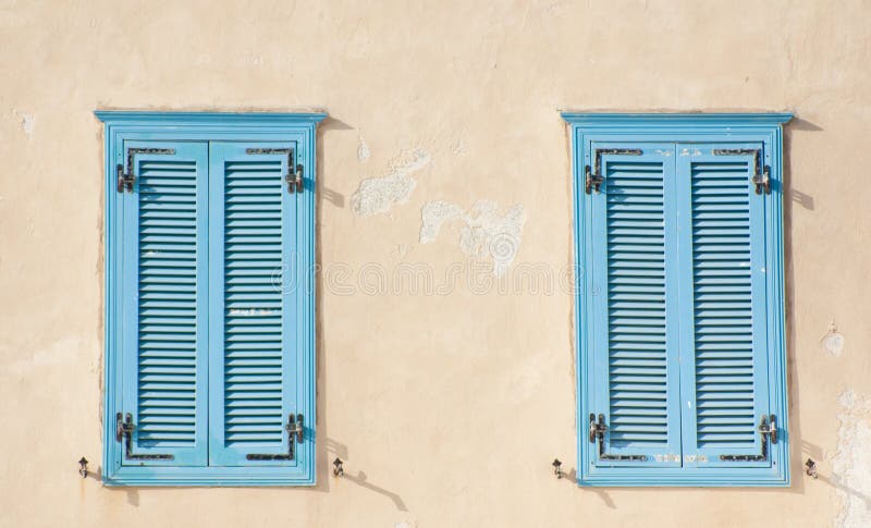 Blue Windows - Oriental Style Stock Photo - Image of eastern ...