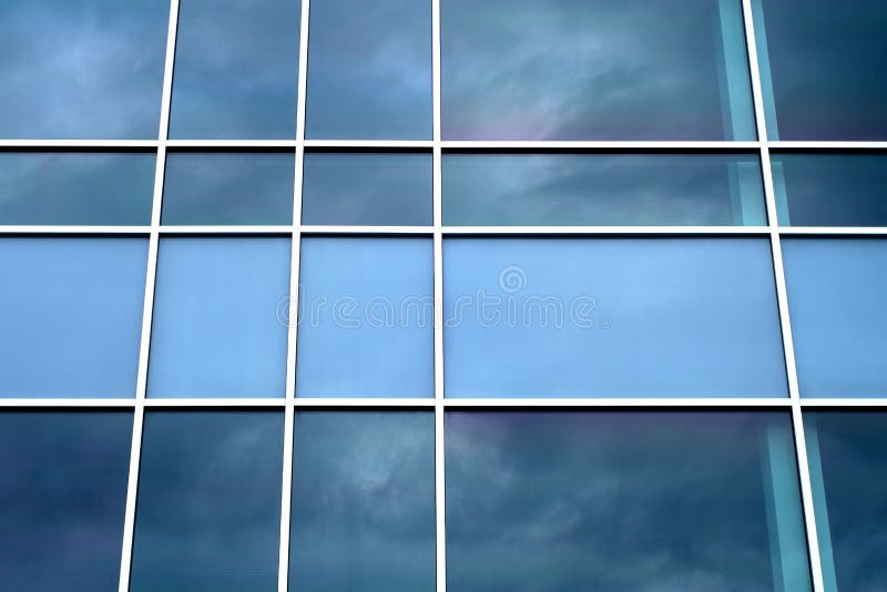 Blue Windows Perspective Background Square Corporate Design Stock Photo ...