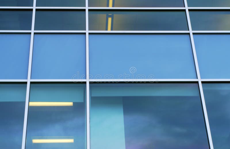 Blue Windows Perspective Background Square Corporate Design Stock Image ...