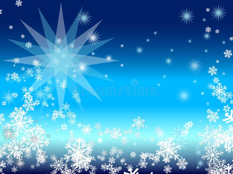 Blue winter background stock illustration. Illustration of gifts - 28170727