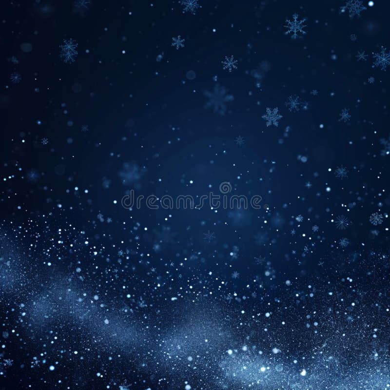 Blue Winter Night Abstract Gradient Background with Dark Snow Texture ...