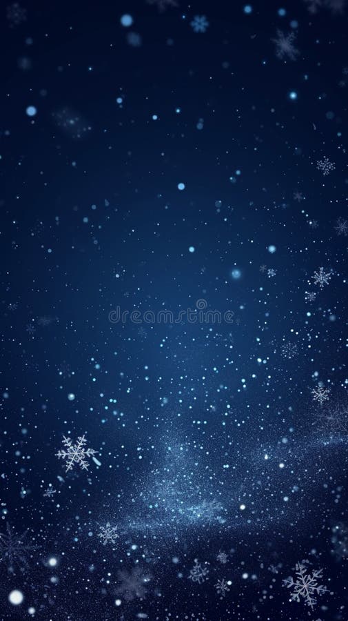 Blue Winter Night Abstract Gradient Background with Dark Snow Texture ...