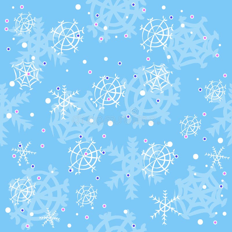 Blue winter pattern stock illustration. Illustration of abstract - 27168018