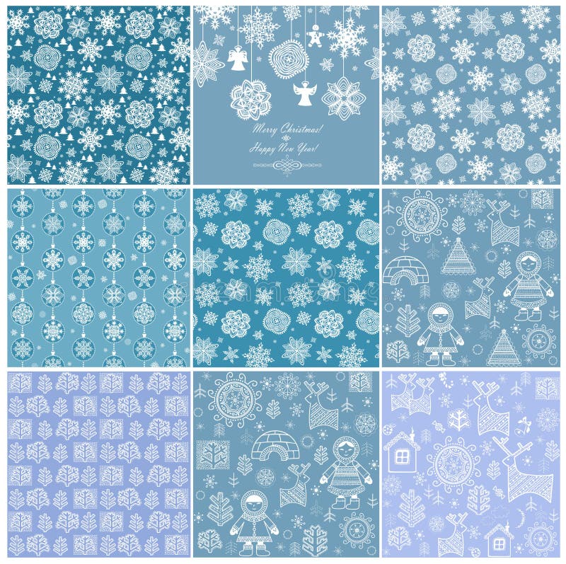 Blue winter print stock illustration. Illustration of celebrate - 52511762