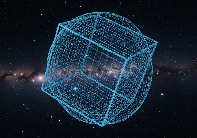 Translucent and Intricate with Intersecting Lines Forming a Complex ...