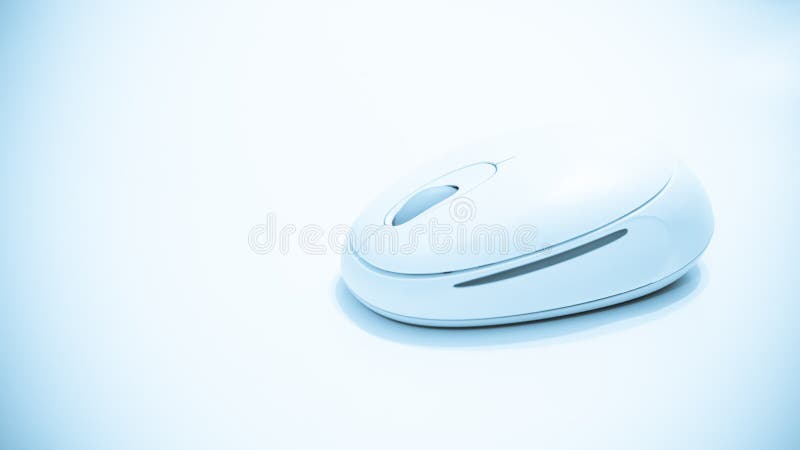 Blue Wireless Mouse stock image. Image of cyan, product - 15807327