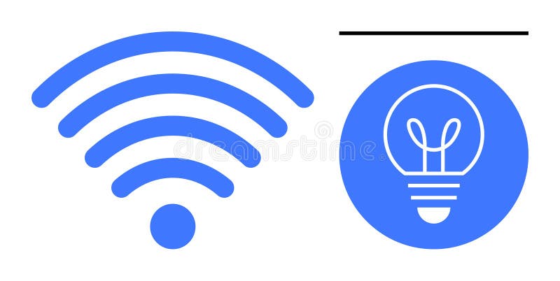 Blue Signal Light Connectivity Stock Illustrations – 4,833 Blue Signal ...