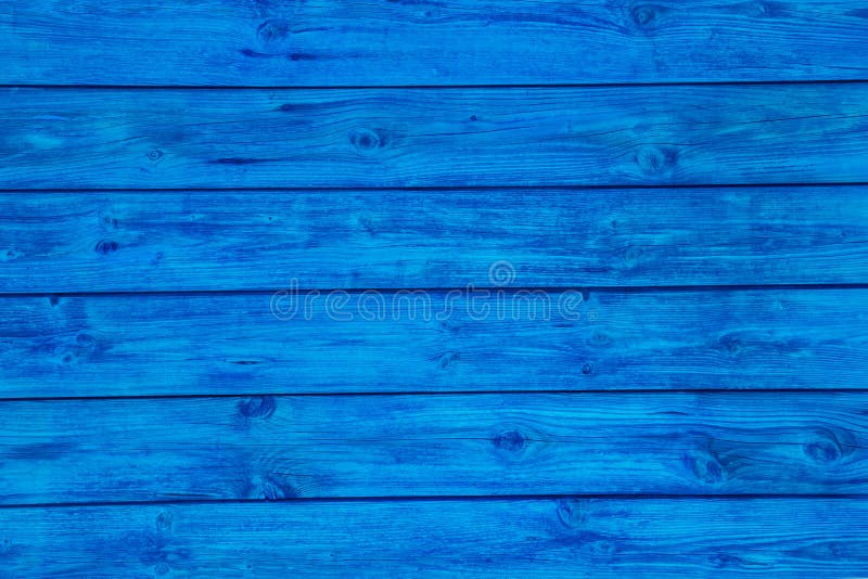 Blue Wooden Board for a Background. Stock Image - Image of ocean ...