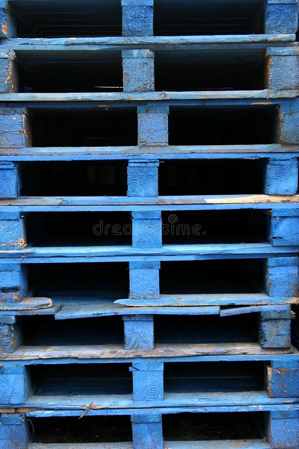 Pallets with Cartons in Warehouse Stock Image - Image of compartment ...