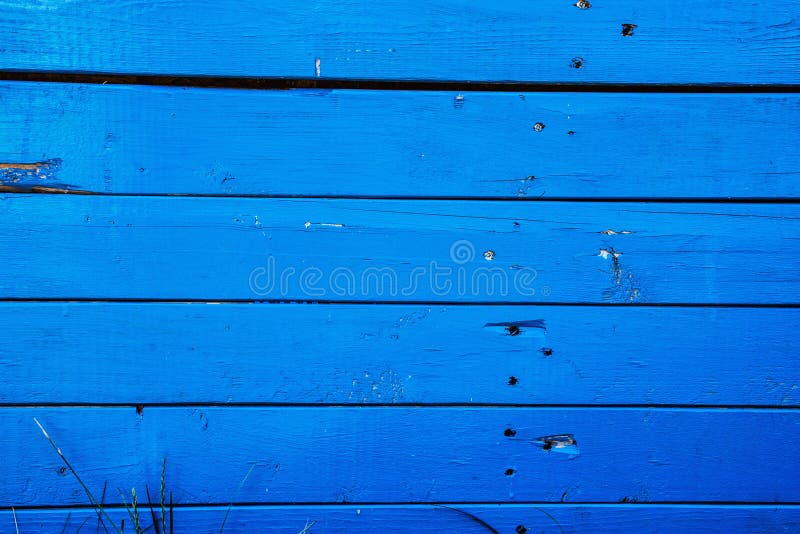 Blue Wooden Wall Background, Retro Style Stock Photo - Image of canvas ...