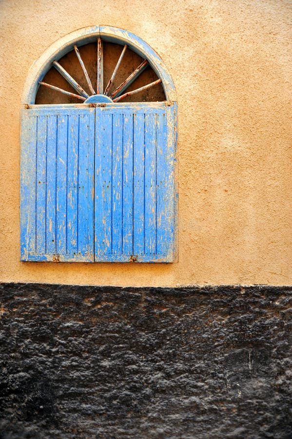Blue Wooden window stock photo. Image of building, painted - 27668678