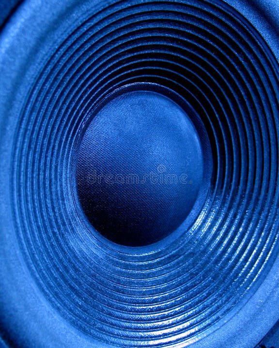 Blue Woofer stock image. Image of audio, music, technology - 101271