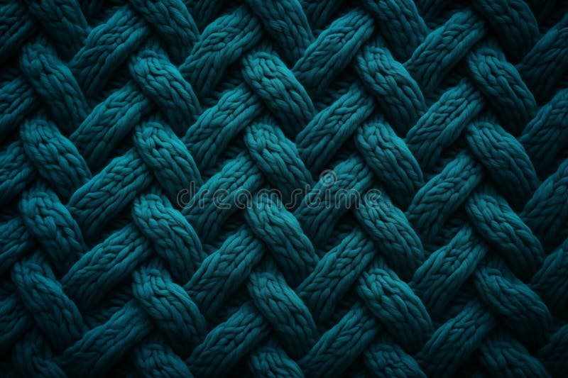 Blue Wool with Diagonal Crossed Pattern Stock Illustration ...