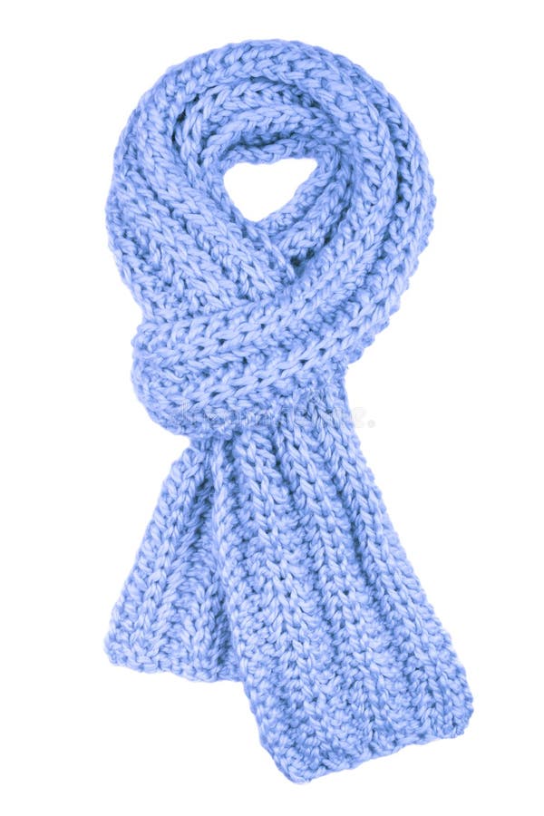 Blue wool scarf stock image. Image of industry, scarf - 60040231