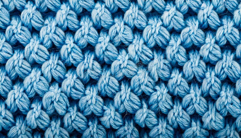Blue Wool Texture with Patterns Stock Illustration - Illustration of ...