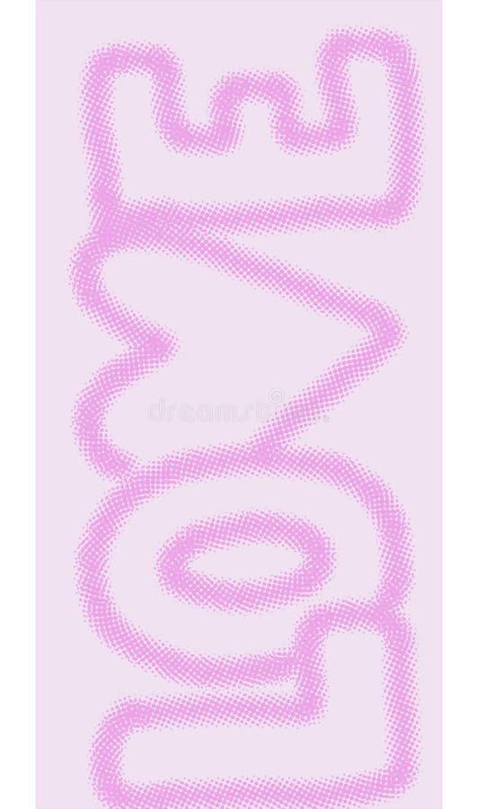 The pink word is love stock illustration. Illustration of line - 217506612