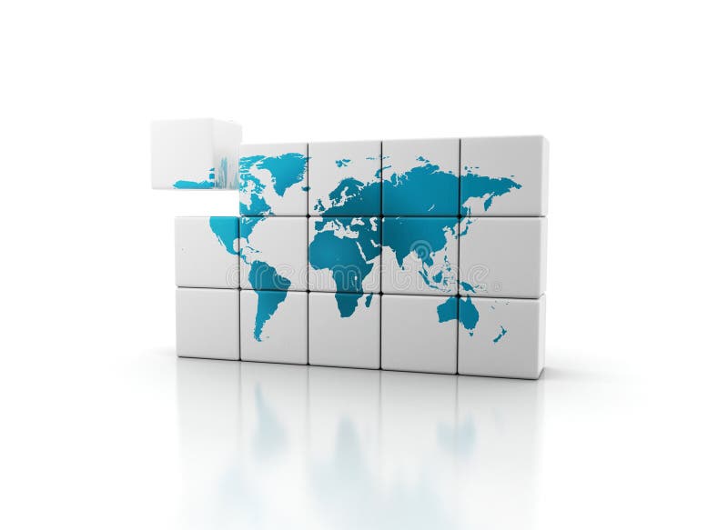 World Map Blocks Stock Illustrations – 317 World Map Blocks Stock ...