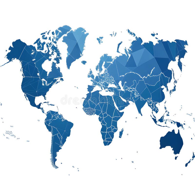 Polygons World Map Stock Illustrations – 2,162 Polygons World Map Stock ...