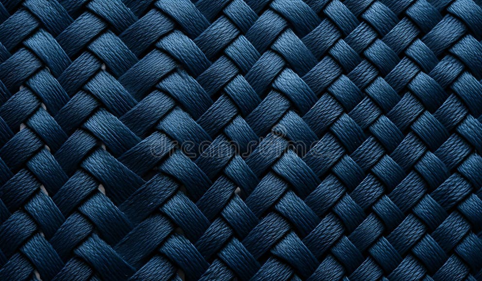Blue Woven Fabric Texture Background Stock Illustration - Illustration ...