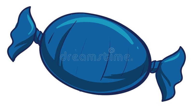 Blue Candy, Illustration, Vector Stock Vector - Illustration of cream ...
