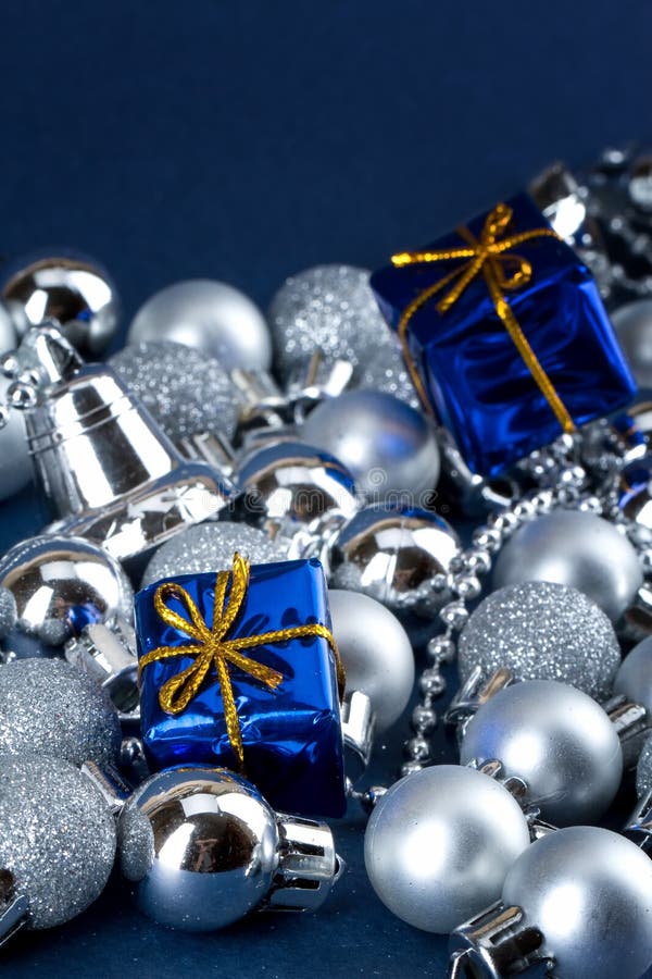 Blue xmas gifts stock photo. Image of festive, colorful - 11799580