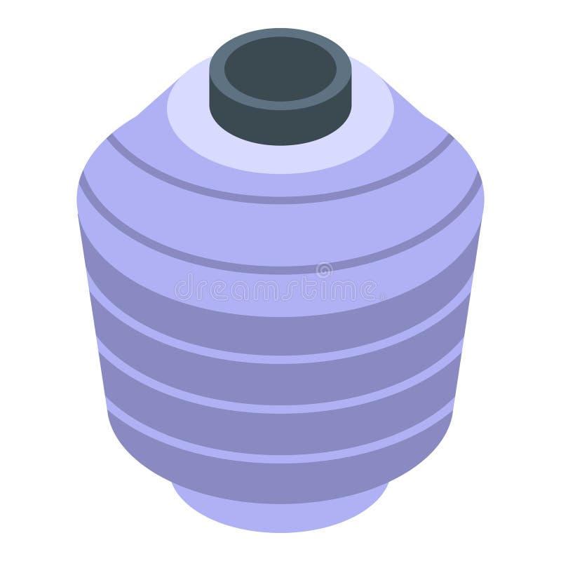 Blue Yarn Ball Isometric Style for Knitting Stock Illustration ...