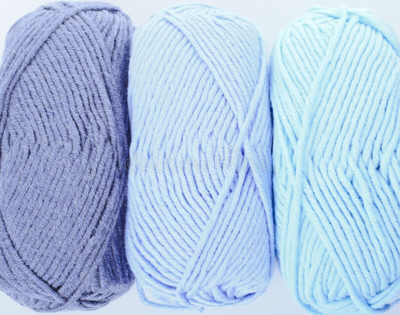 Blue yarn ball stock photo. Image of background, craft - 65172816