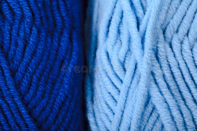 Blue yarn ball stock photo. Image of hobby, thread, string - 65172856