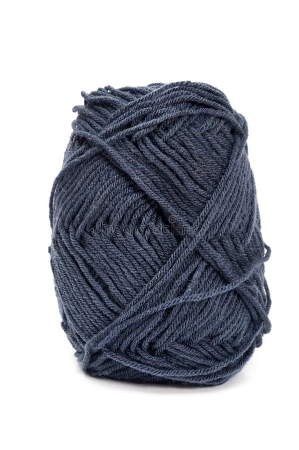 Blue Yarn Wool for Knitting Stock Image - Image of bright, homemade ...
