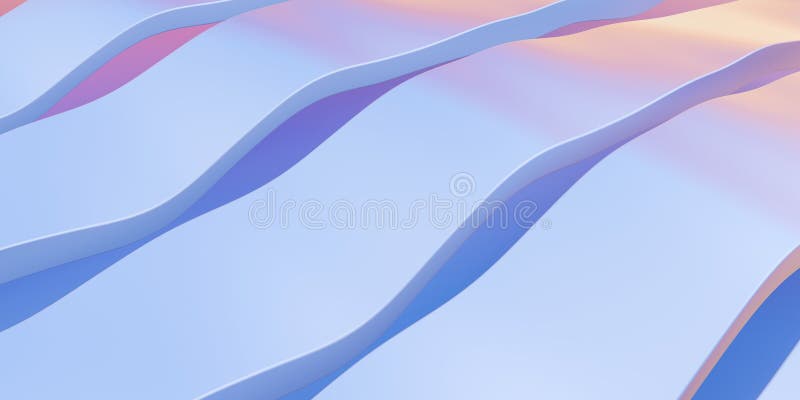 Blue and Yellow Abstract Bend Wave Line Curves, Geometric Shape ...
