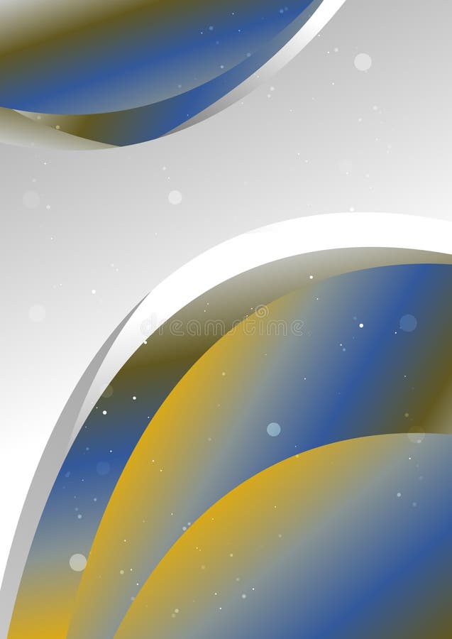 Blue and Yellow Background Design Template Image Stock Illustration ...