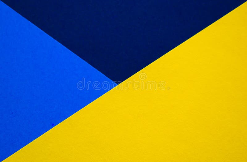 Blue and Yellow Background Divided Diagonally Stock Photo - Image of ...