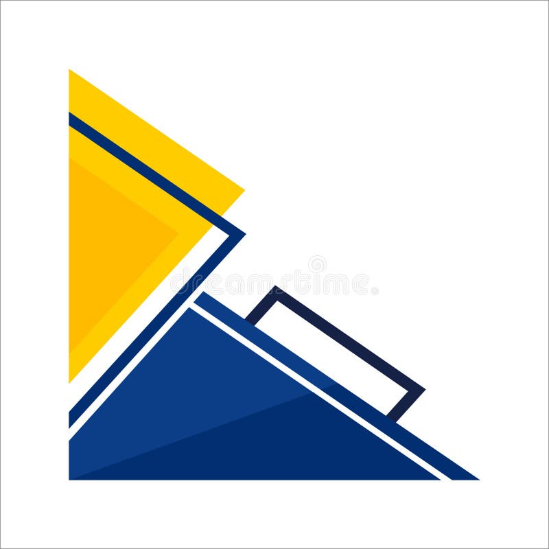 Yellow Flat Footer stock vector. Illustration of flat - 268585067