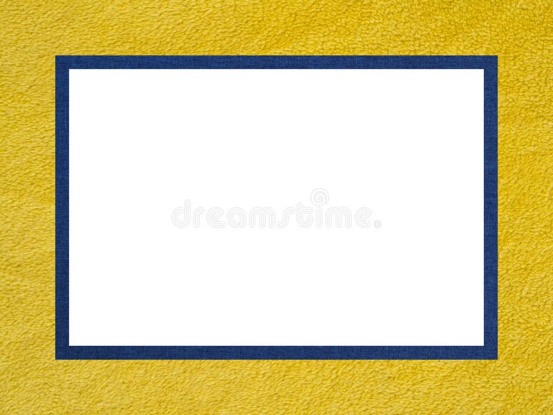 Blue-yellow frame stock illustration. Illustration of edge - 201633251